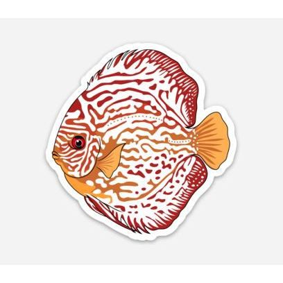 Stickers | 3" Discus – Super Cichlids